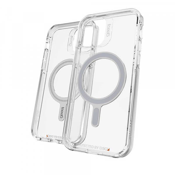 כיסוי לאייפון 13 שקוף Gear 4 Crystal Palace Snap Magsafe מגן חזק